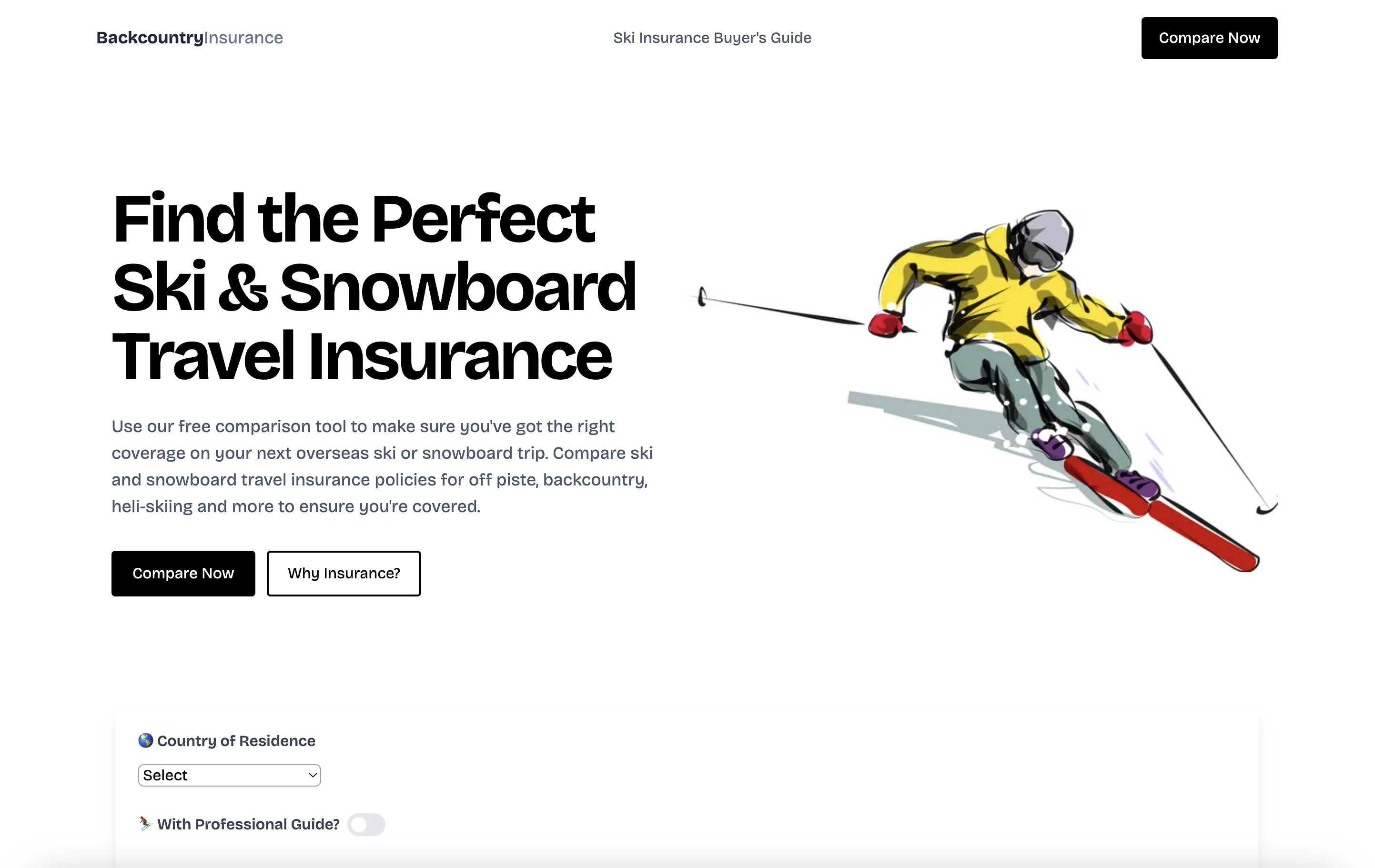 Compare Ski & Snowboard Travel Insurance | Backcountry Insurance